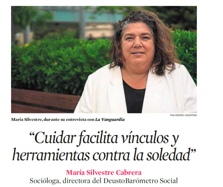 María Silvestre: «Cuidar facilita vínculos y herramientas contra la ...
